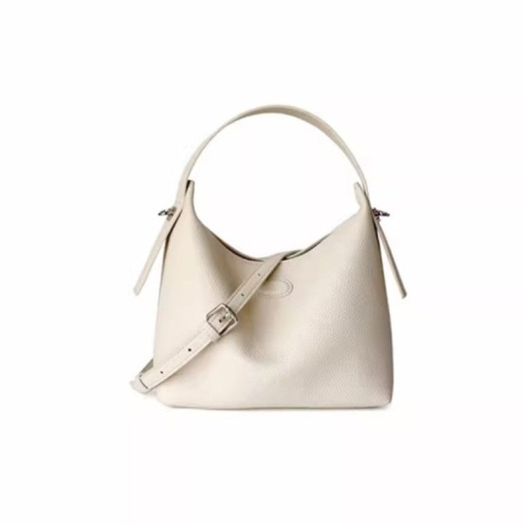 White JAKIL Leather Tote Bag | i The Label – I The Label