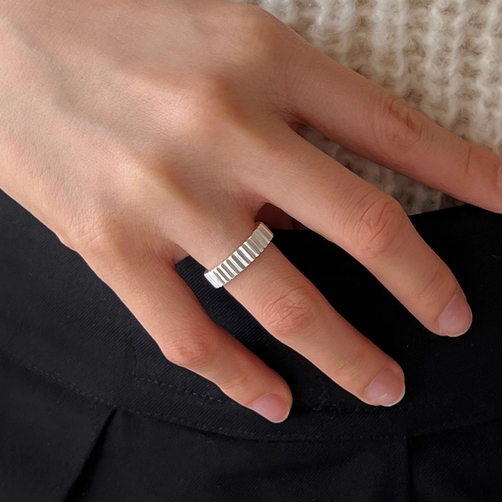 Silver SARUX Basic Opening Ring | i The Label – I The Label