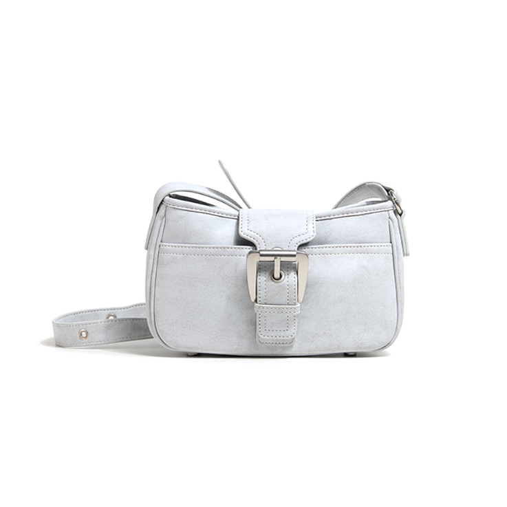 Blue SEROX Buckled Cross Body Bag | i The Label – I The Label