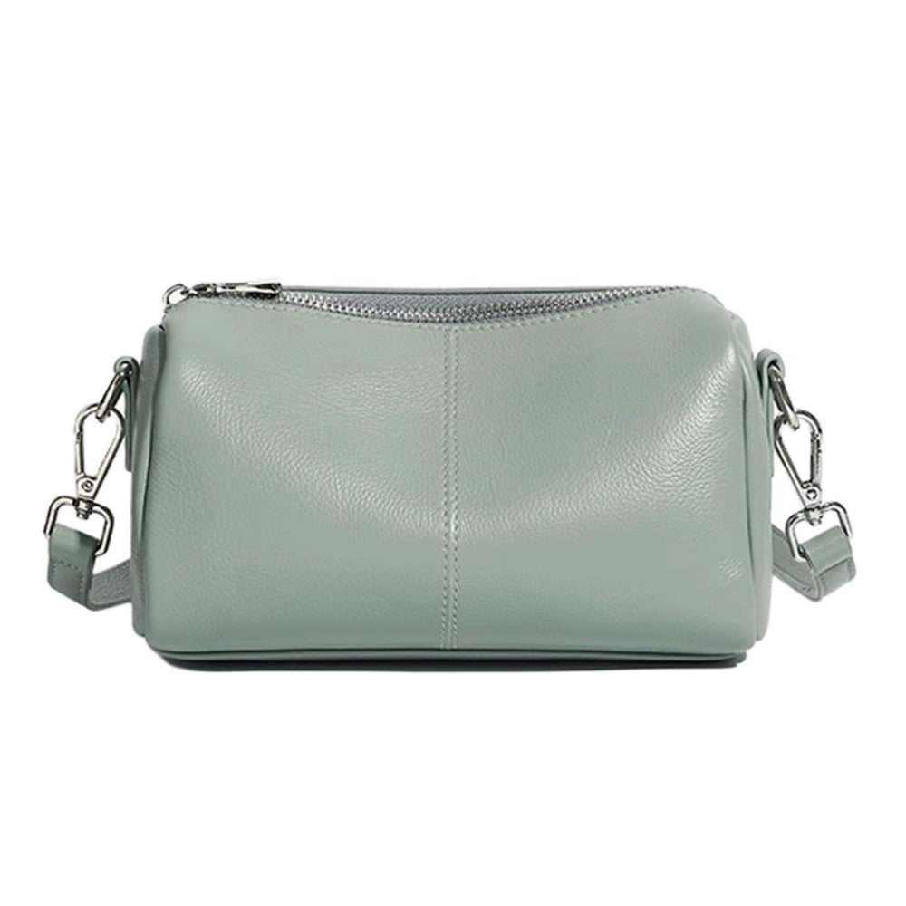 Blue TODVA Leather Cross Body Bag | i The Label – I The Label