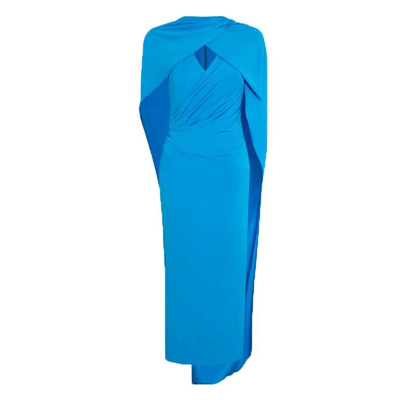 Blue HELAN Evening Dress Gown | i The Label – I The Label