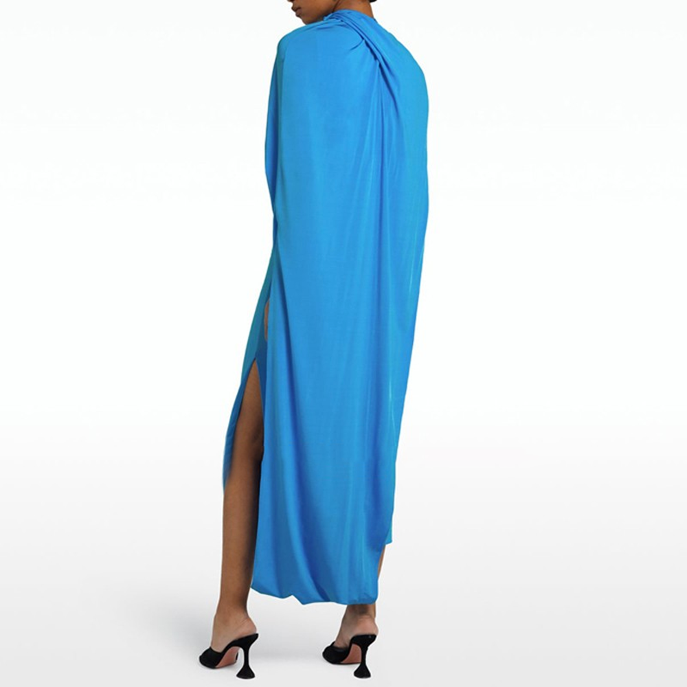 Blue HELAN Evening Dress Gown | i The Label – I The Label
