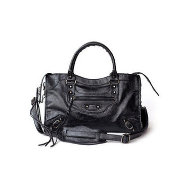 Black TERREL City Bag - Medium | i The Label – I The Label