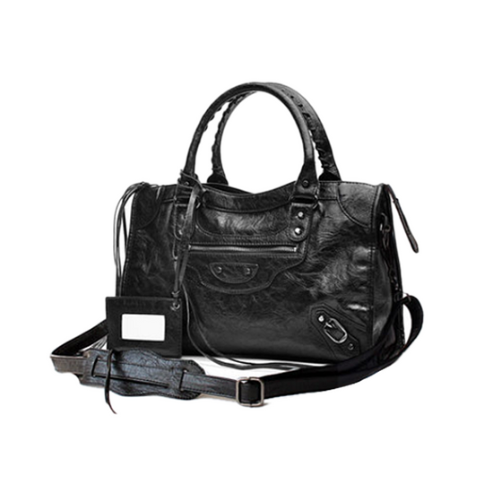 Black TERREL City Bag - Medium | i The Label – I The Label