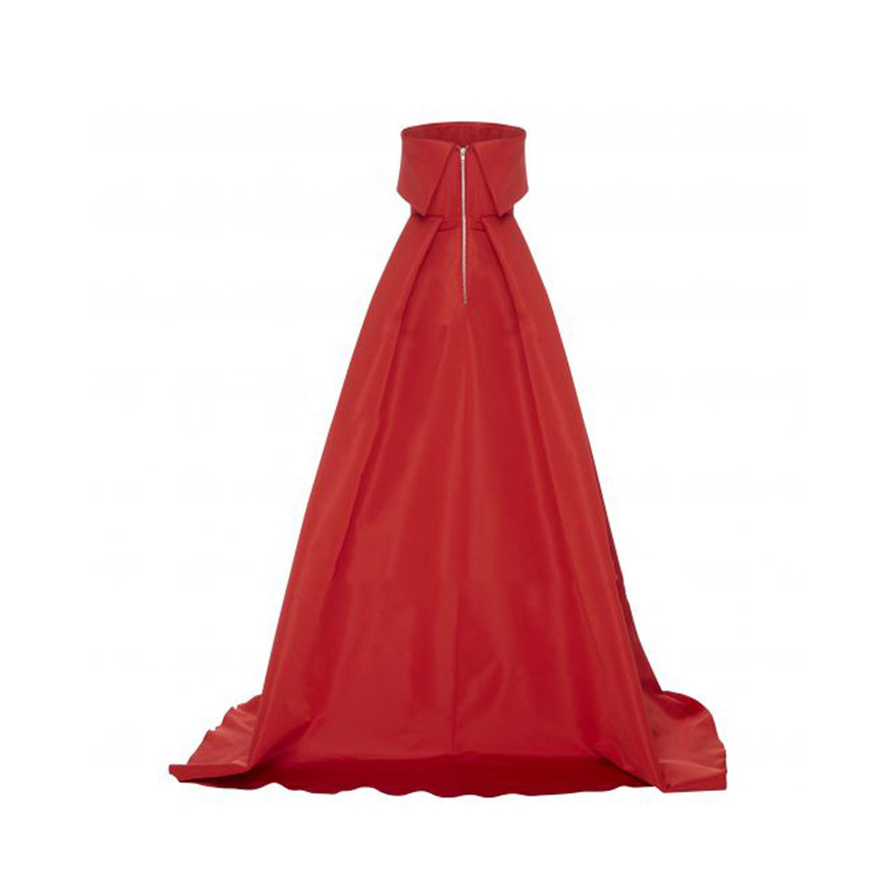 Red LOKIA Front Opening Tube Evening Dress Gown | i The Label – I The Label
